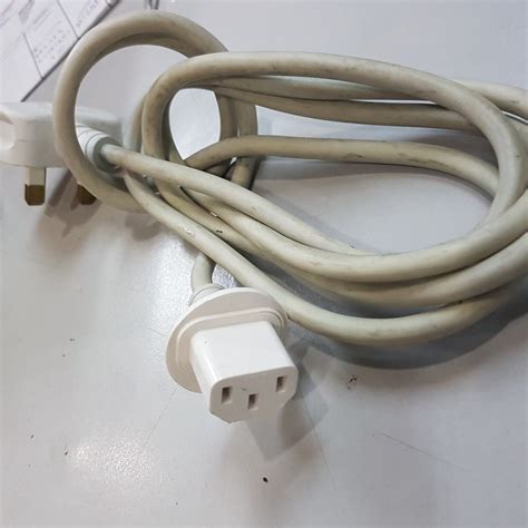 Power Cable Cord Apple Imac Desktop Round Straight Type Shopee Malaysia