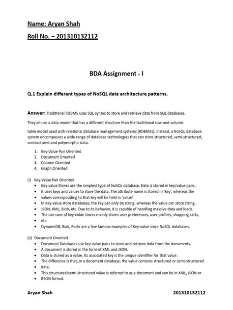aryan bda assignment pdf apache hadoop peer to peer