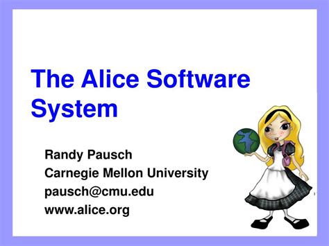 Ppt The Alice Software System Powerpoint Presentation Free Download Id 5446965