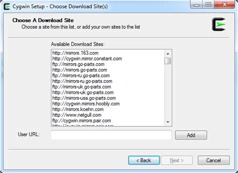 windows установка cygwin — gcc make gbd