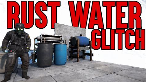 Rust Water Exploit Rust Tips And Tricks Rust Youtube