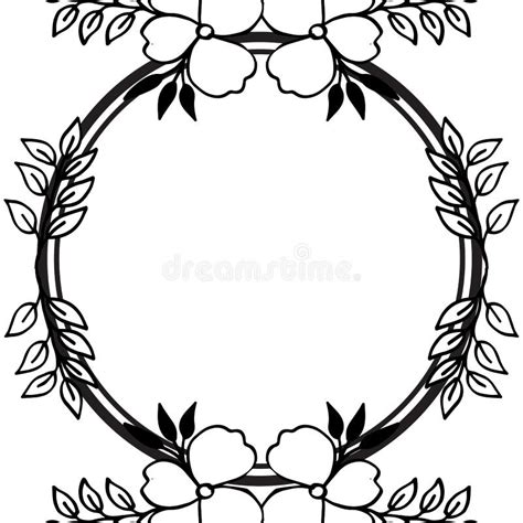 Decorative Of Border Pattern Of Various Cards Blossom Flower Vector Stock Vector