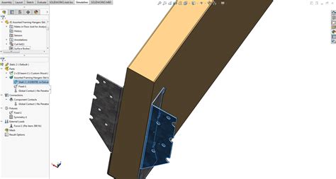 SOLIDWORKS Simulation Define Shell Elements By Selected Faces