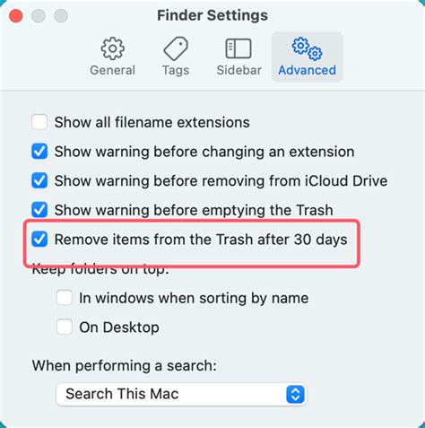 How To Automatically Empty Trash On Mac