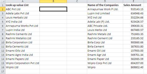 Matching Two Lists Of Names Using Vba For Vlookup Microsoft Community