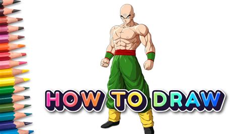 Drawing Tien Tenshinhan Dragonball Z Tien Shinhan Drawing