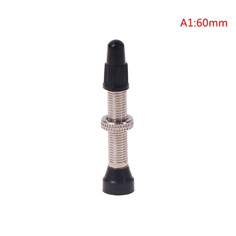1pcs Bicycle Tubeless Tire Valve 4860mm Alloy Ste Vicedeal