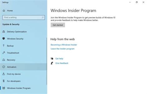 guide how to join the windows insider program and test beta versions