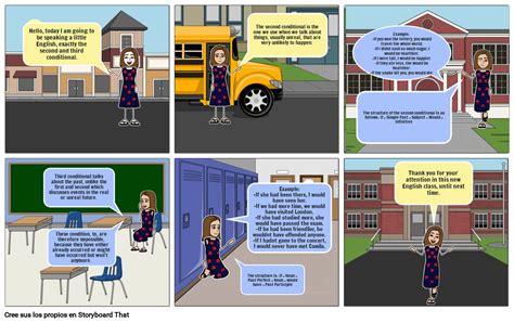 Segundo Y Tercer Condicional Storyboard By 8389a3ba