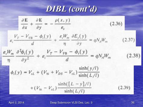 Ppt 332 578 Deep Submicron Vlsi Design Lecture 3 Deep Sub Micron Mos