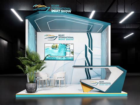 Egypt International Boat Show Booth Design Behance