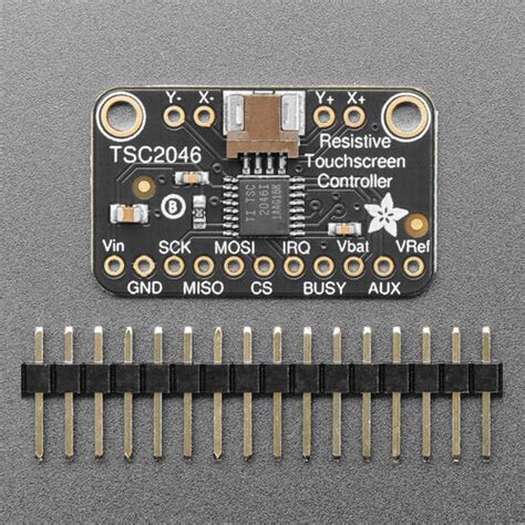 adafruit tsc2046 spi resistive touch screen controller the pi hut