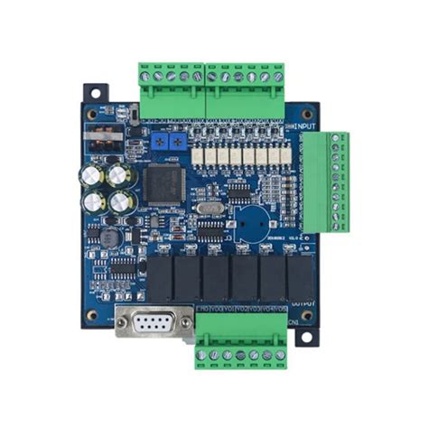 Fx3u 14mr 14mt Plc Industrial Control Board 8 In 6 Out Anolog 6ad 2da