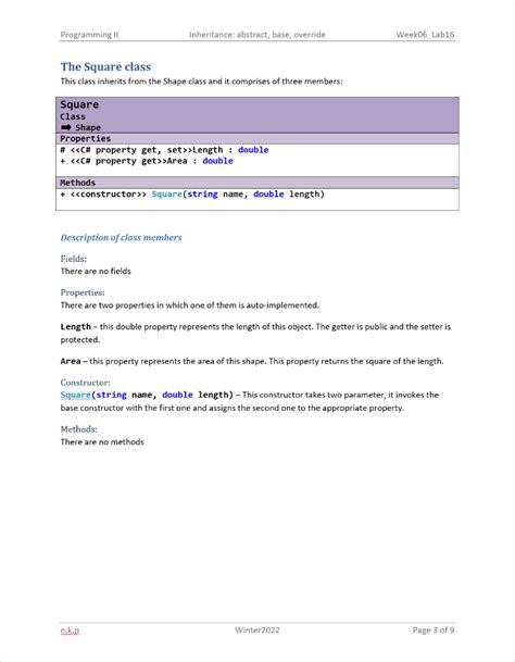 Solved In This Exercise You Will Be Using Inheritance To