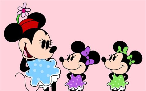Minnie Millie And Melody Mouse By Nikoli1234 On Deviantart
