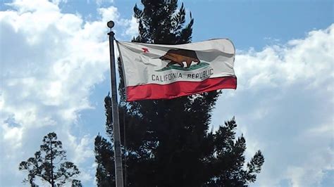 California Bear Flag Flying Youtube