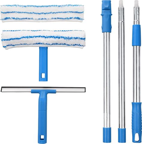 Mitclear Lavavetri Con Manico Telescopico146cm 2 In 1 Lava Vetri Con