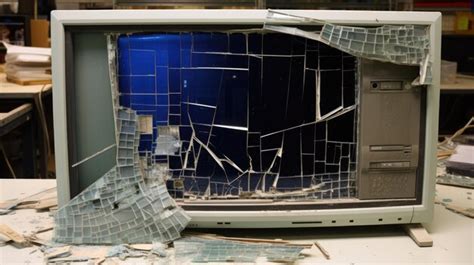 Premium Photo Broken Computers