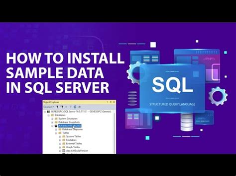How To Install Sample Data In SQL Server AdventureWorks 2024 YouTube