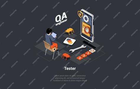 Premium Vector Software Testing And It Professions It Software