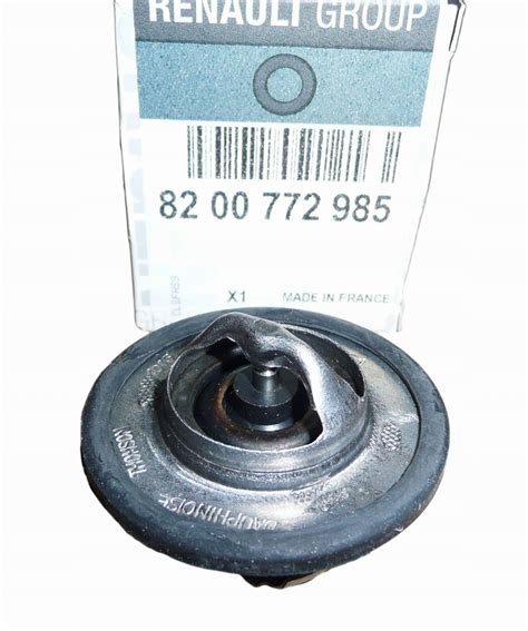 TERMOSTAT RENAULT LAGUNA III SANDERO 8200772985 ORYGINAŁ 8200772985 za ...