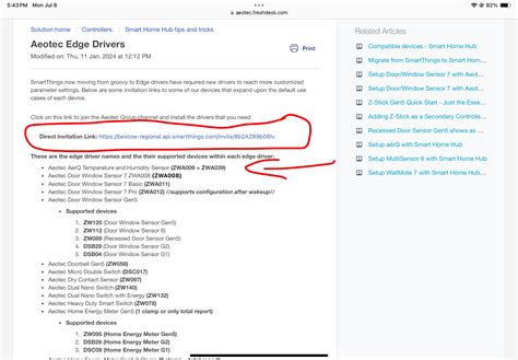 Aeotec Temperature Humidity Dew Point Sensor Help Devices