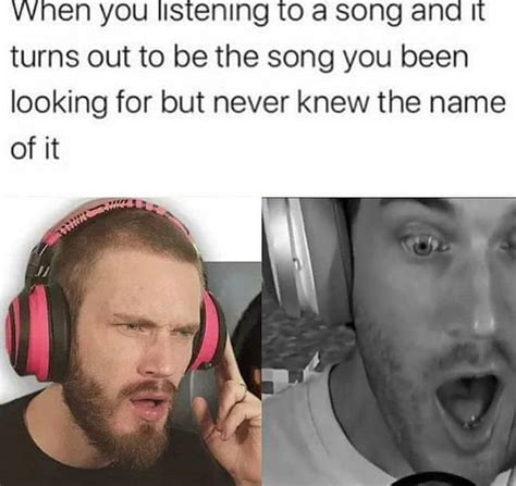 A Man Wearing Headphones And Making A Funny Face