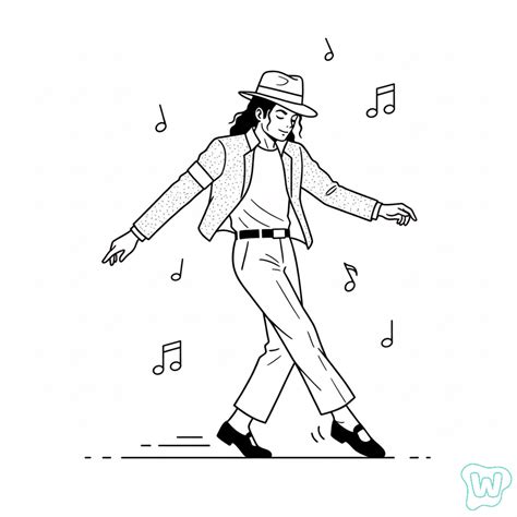Moonwalker Michael Jackson Coloring Pages