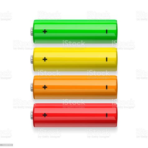 현실적인 3d 다채로운 배터리 환경 대체 에너지 배터리 유형 Aa 3차원 형태에 대한 스톡 벡터 아트 및 기타 이미지 3차원 형태 가득 찬 개체 그룹 Istock