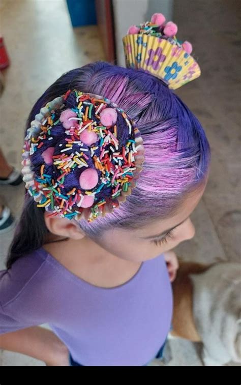Peinado Loco Cupcake Peinados Locos Peinados Locos Para Niños