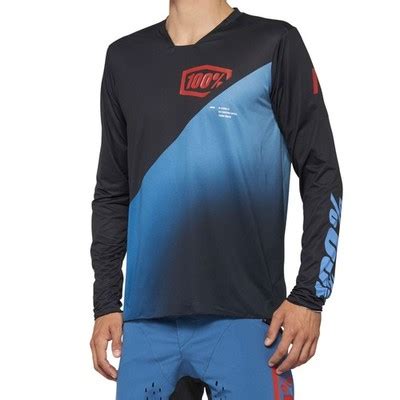 100 R Core X Long Sleeve Jersey Black Slate S Ebay