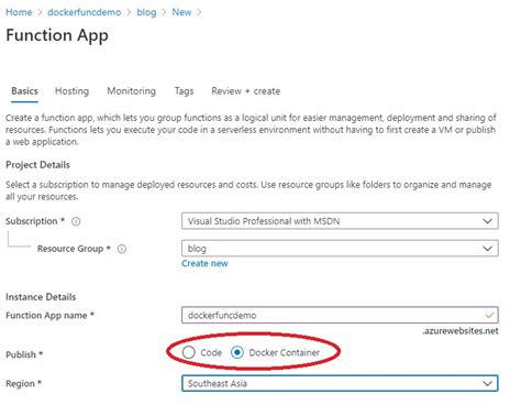 Azure Function In A Docker Container Part 2