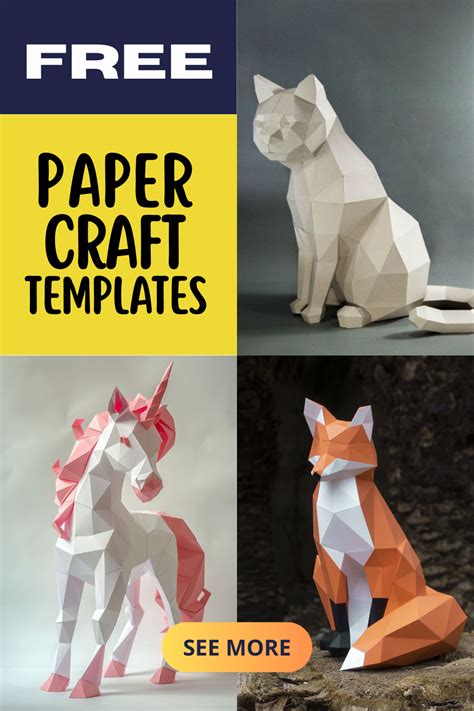 3d Paper Animals Free Printable