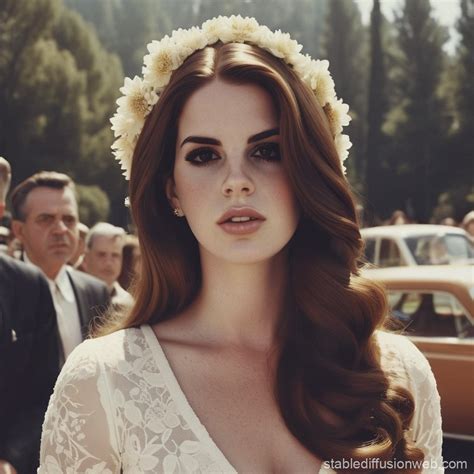 Lana Del Rey Portrait Stable Diffusion Online