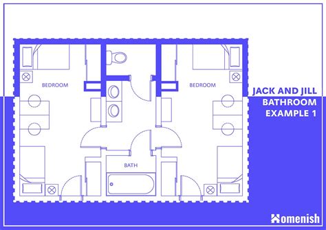 Jack And Jill Bathroom Layout Bathroom Layouts Dimensions And Drawings