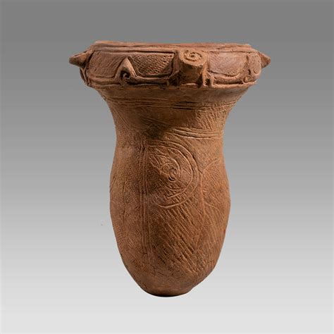 At Auction Neolithic Japanese Jomon Vessel Probably Ca 3000 Bc