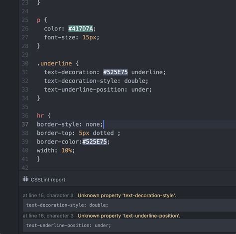Html Used The Text Decoration Syntax In Css But It Keeps Showing The