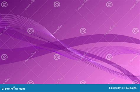 Pink Violet Curve Wave Lines Soft Gradient Abstract Background Stock Vector Illustration Of