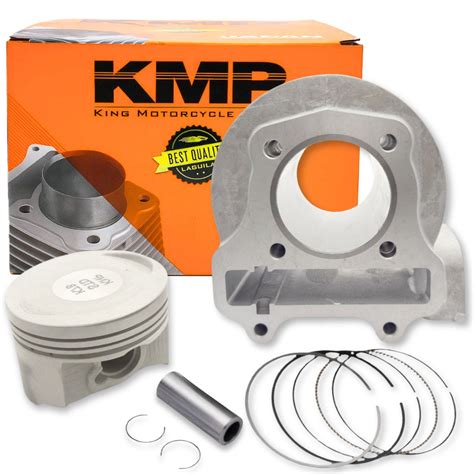 Kit Cilindro Motor Elite 125 2018 2025 Pistão Anéis Kmp