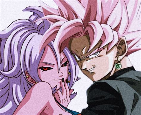 Android 21 X Goku Black Dragon Ball Art Goku Anime Dragon Ball Super