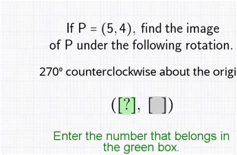 Solved If P Find The Image Of P Under The Following Chegg