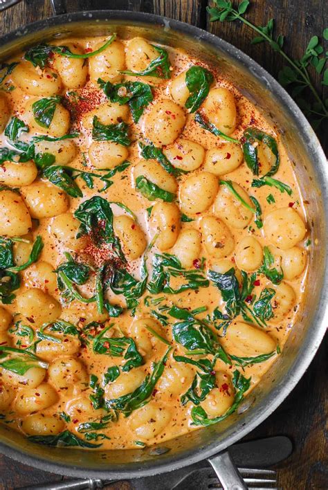 Creamy Spinach Gnocchi 20 Minute One Pan Meal Julias Album