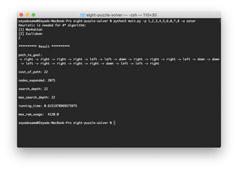 Github Zeyadosamaeight Puzzle Solver Given A 3×3 Board With 8 Tiles Every Tile Has One