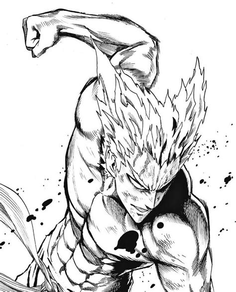 Garou Manga Panel Garou Quotes Wallpaper Garou Drawing Pencil One