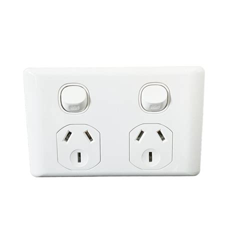 Double Power Point Gpo 10a Saa Nickle Plated Krona