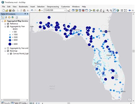 Visualizing Features With On The Fly Aggregated Values From Time Series