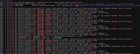 SQL Prepare Failed Disk I O Error Maintenance Mail In A Box Forum