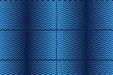 Premium Vector Seamless Chevron Pattern Vector Illustration Blue Background