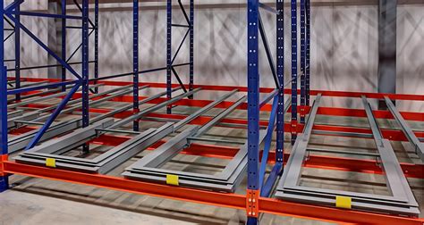 High Density Push Back Racking System Atlanta Pallet Rack