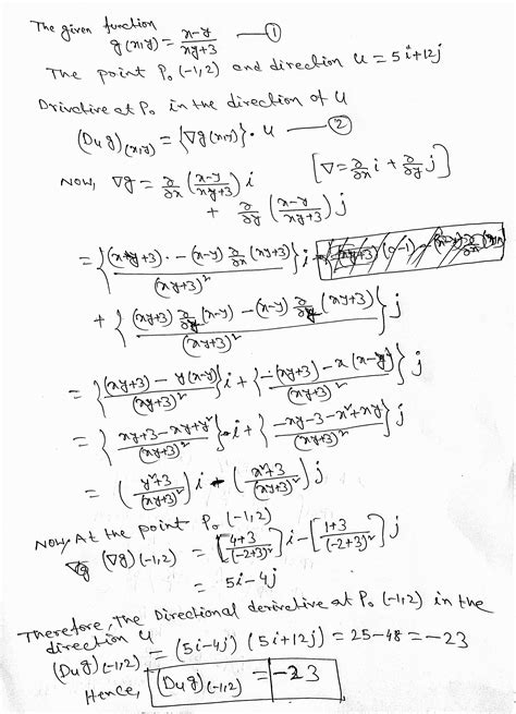 [solved] find the derivative of the function at po in the direction of